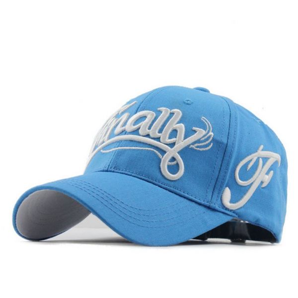 🧢 Finally Gorra con bordado 3D visera curvada Moda verano hombre y mujer
